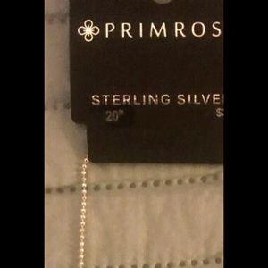 PRIMROSE | Jewelry | Nwts Primrose 925 Sterling Silver 2 Necklace ...